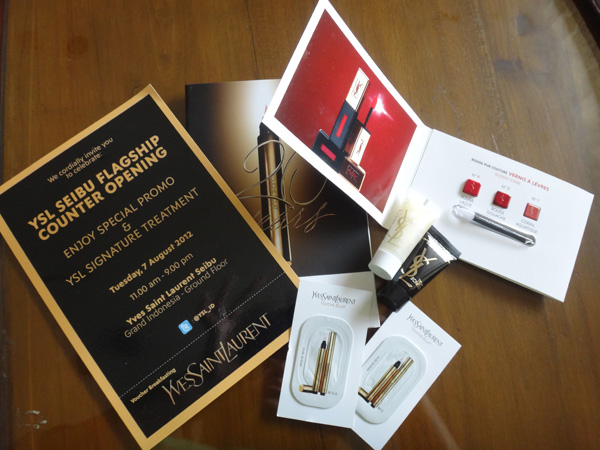 YSL SEIBU FLAGSHIP COUNTER OPENING | LIZZIE PARRA