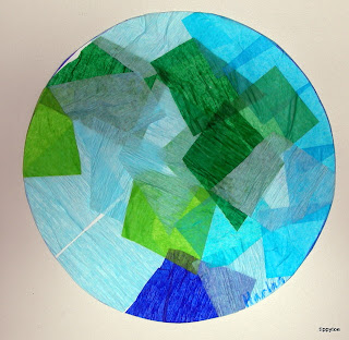 Tippytoe Crafts: Stained Glass Earths