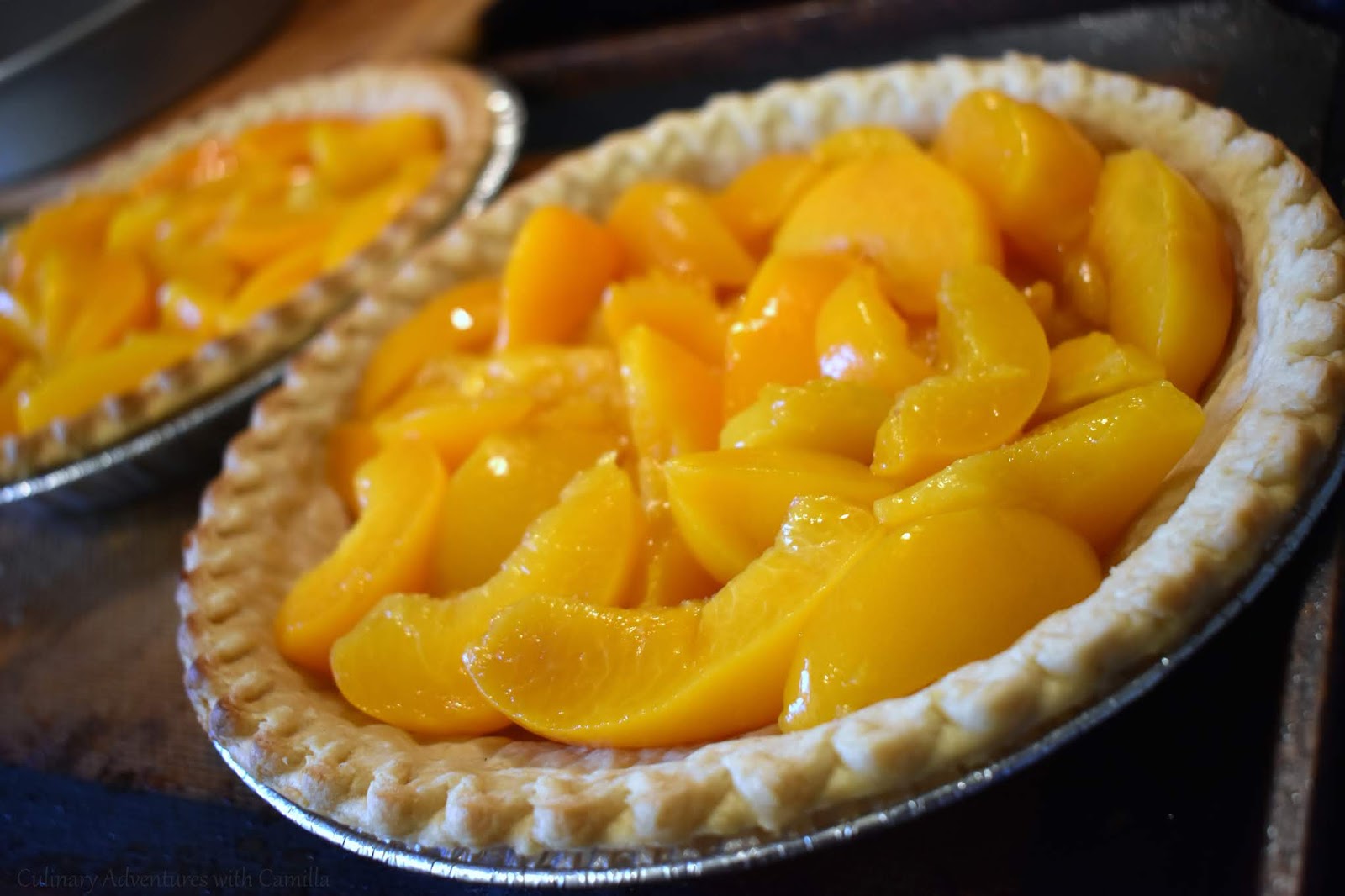 Flaming Peach Pie #6thAnnualPieathalon #EatPie