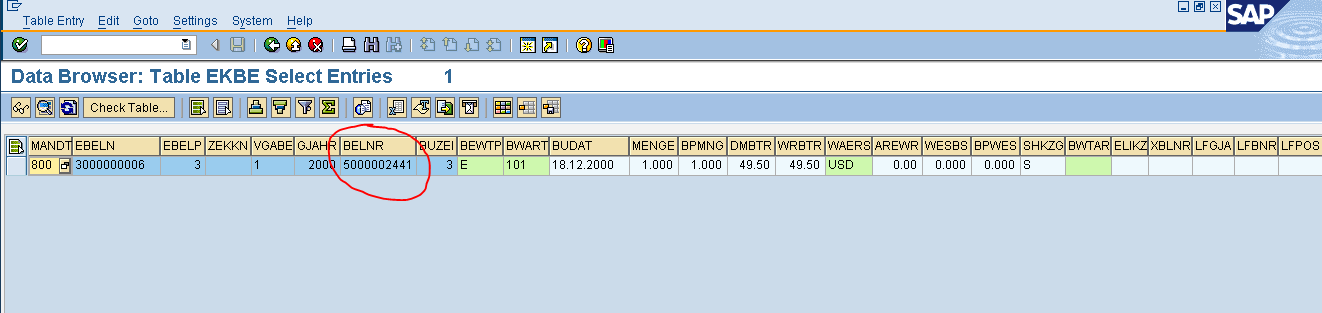SAP TECH: To get the Goods Receipt ( GR ) Document number based on the ...