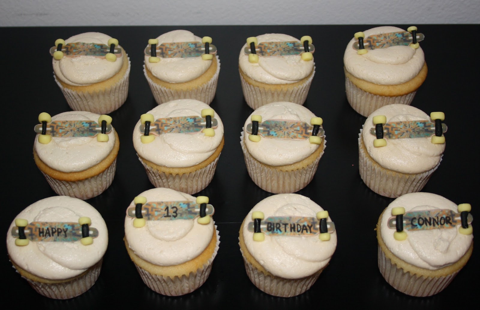 Jacqueline's Sweet Shop: Skateboard Cupcakes