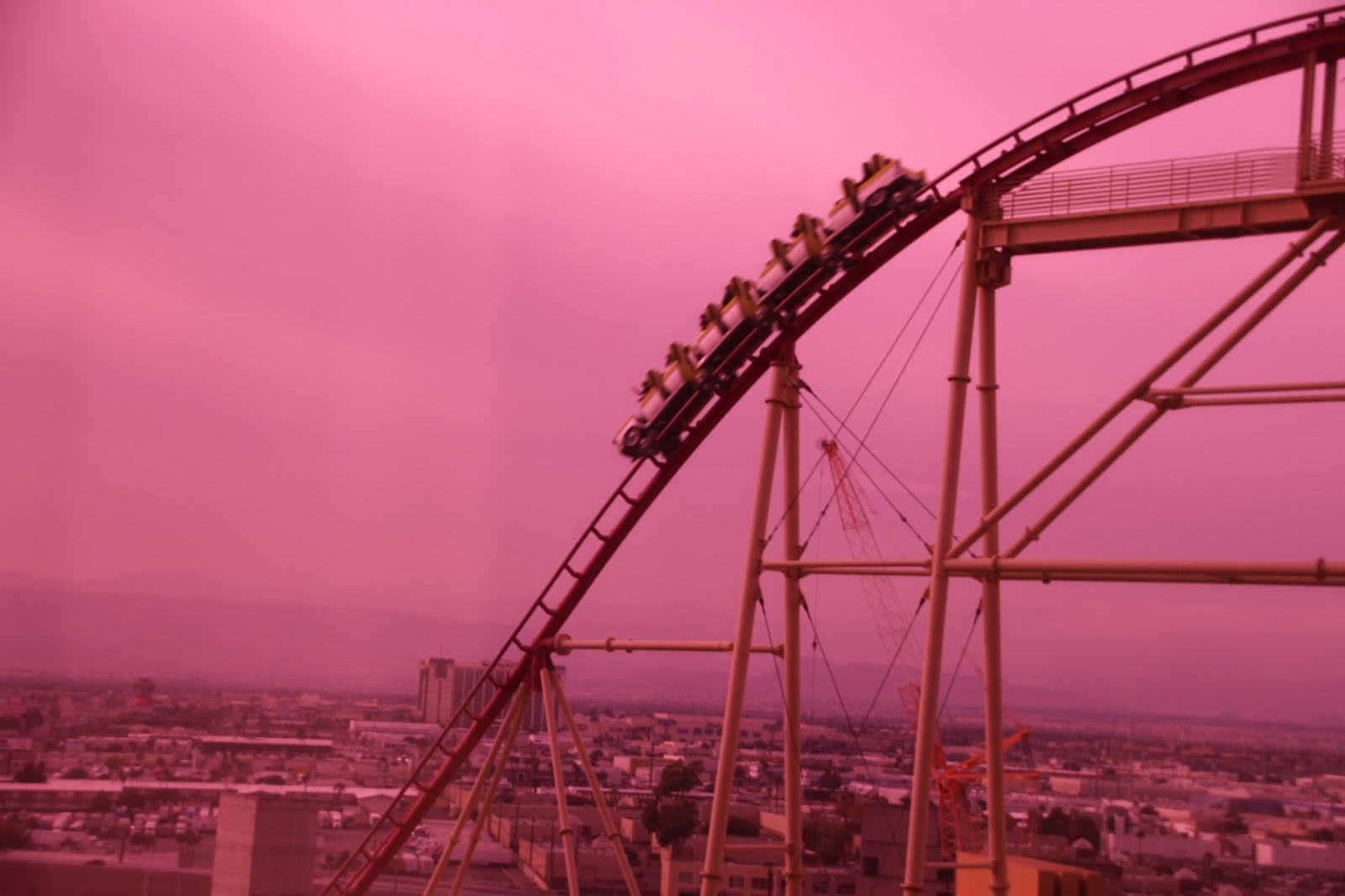 JUNK BOAT TRAVELS: Look UP Look DOWN - Rose Coloured Roller Coaster