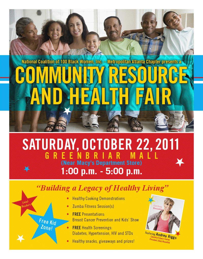 Sojourner Marable Grimmett: Community Resource and Health Fair at ...
