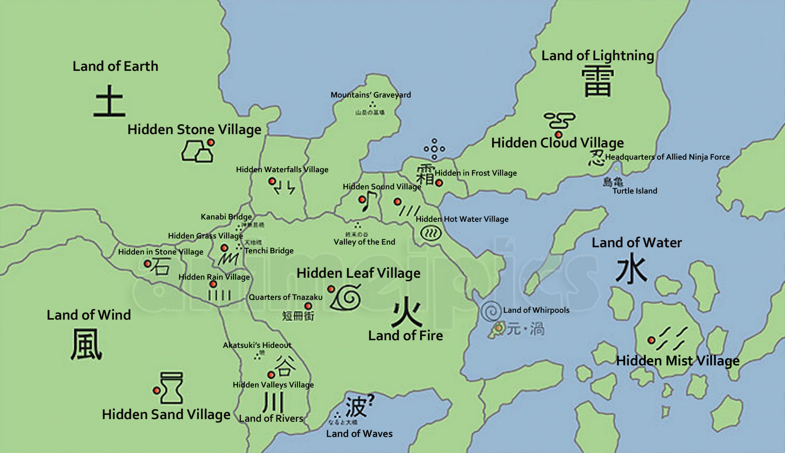 Kumogakure Hidden Cloud Village - Anime Mate