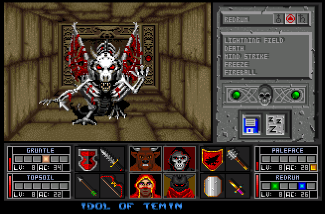 The CRPG Addict: Black Crypt: Something About Magic