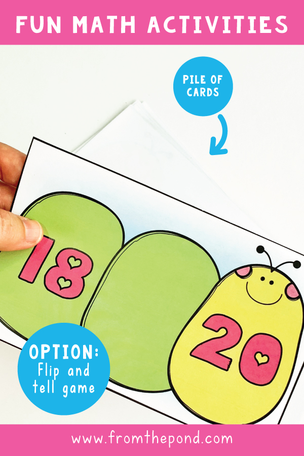 Caterpillar Count - a Free math activity | From the Pond
