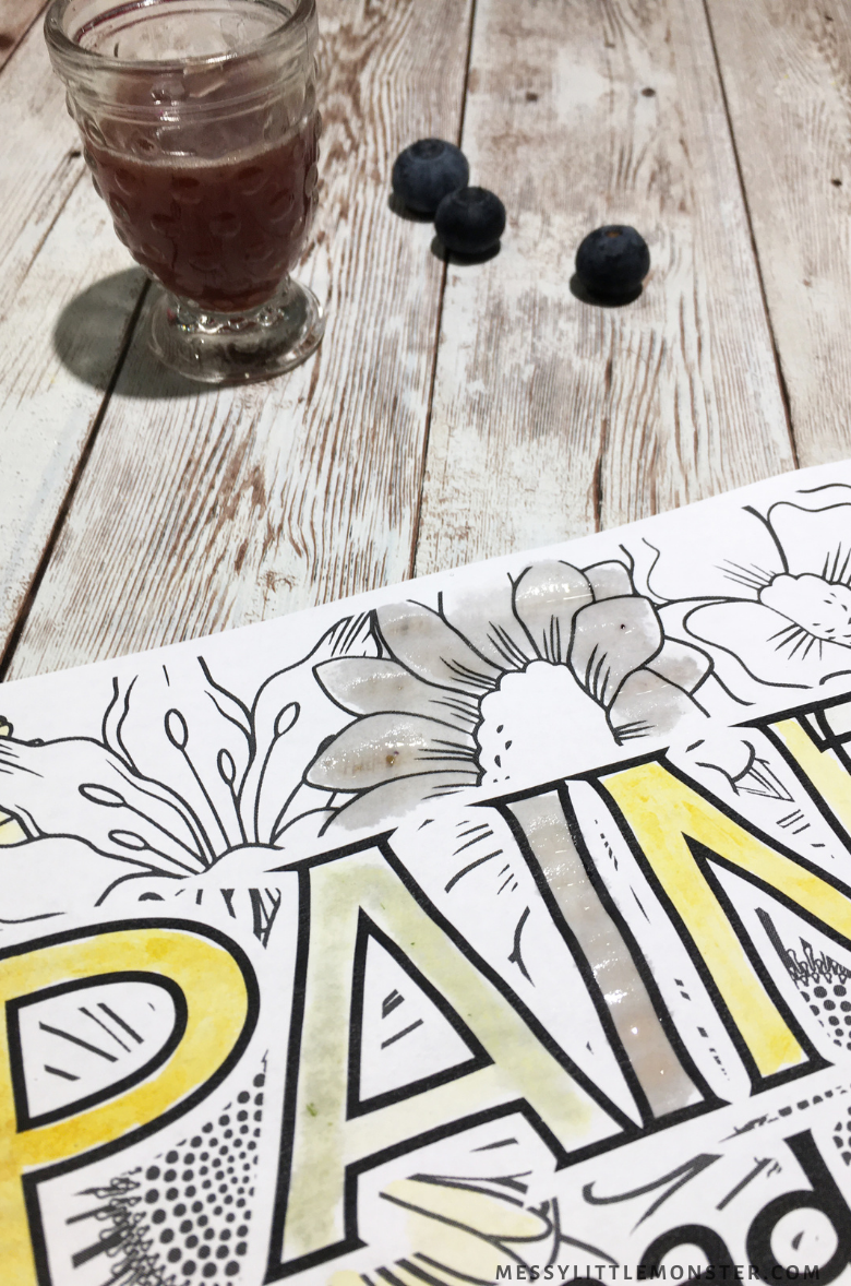 Nature Paint - How to make paint from nature - Messy Little Monster