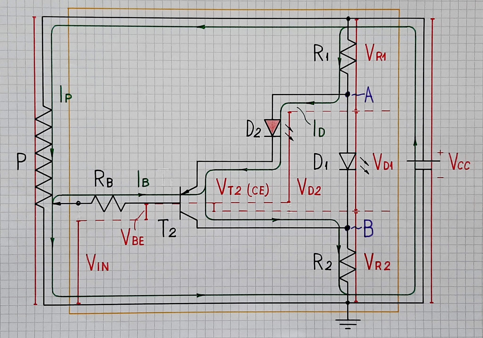 3-LED voltage indicator (an inventor's story)