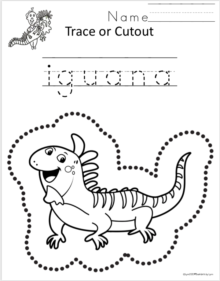I WANNA IGUANA BOOK UNIT ~ Book Units by Lynn