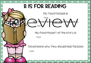 1st Grade Hip Hip Hooray!: Rr is for Reading...ABC Countdown to Summer