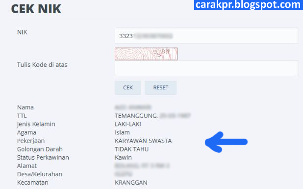 Cara Cek KTP Online | Cara KPR