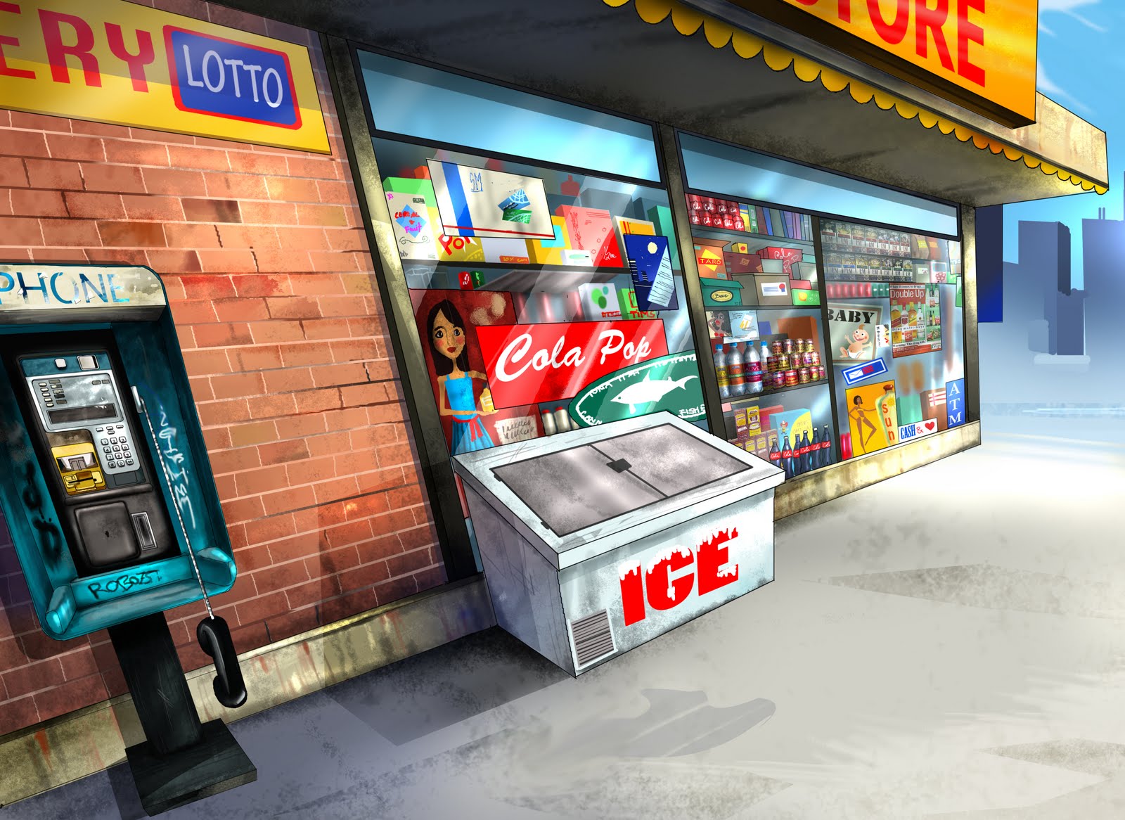 Portfolio: Bodega (concept art)