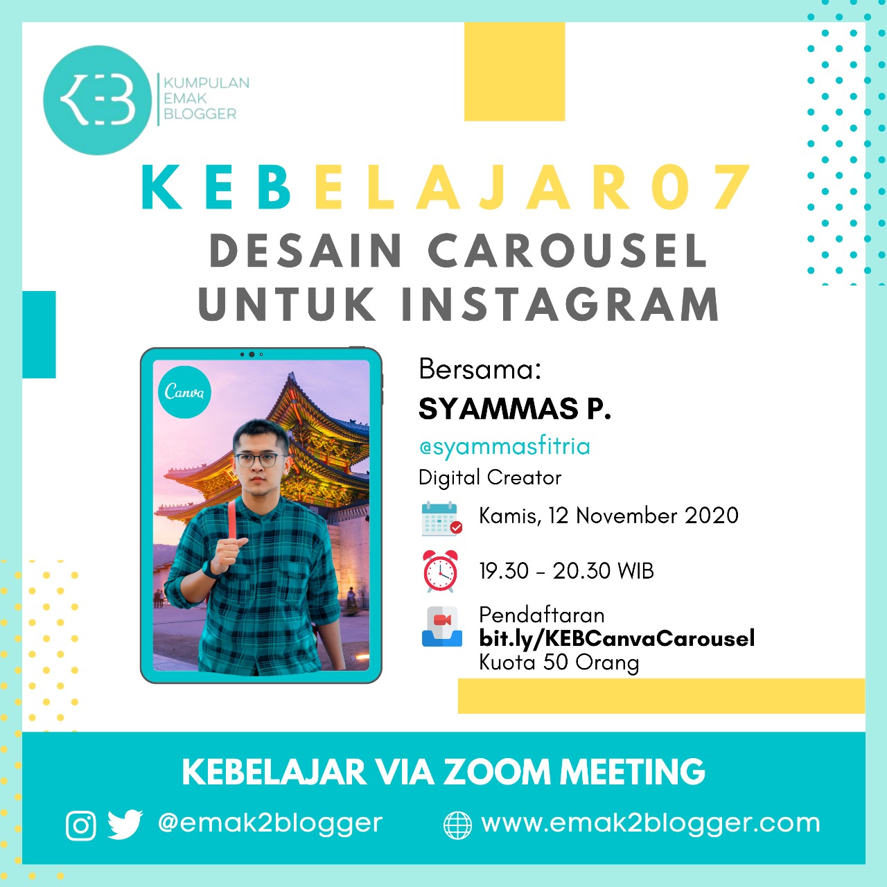 Desain Carousel Untuk Instagram - Gorilla Girl and Rawr