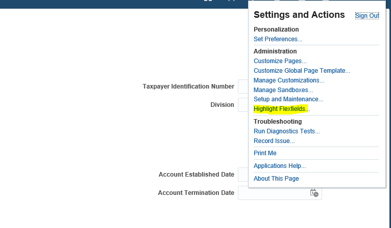 Oracle Application's Blog: How to check dff in fusion