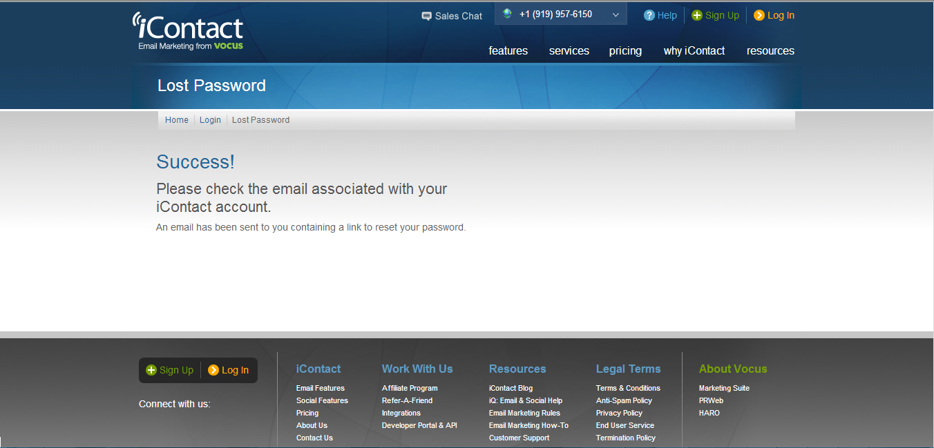 I Forgot My iContact Username And / Or Password | iContact Tutorials