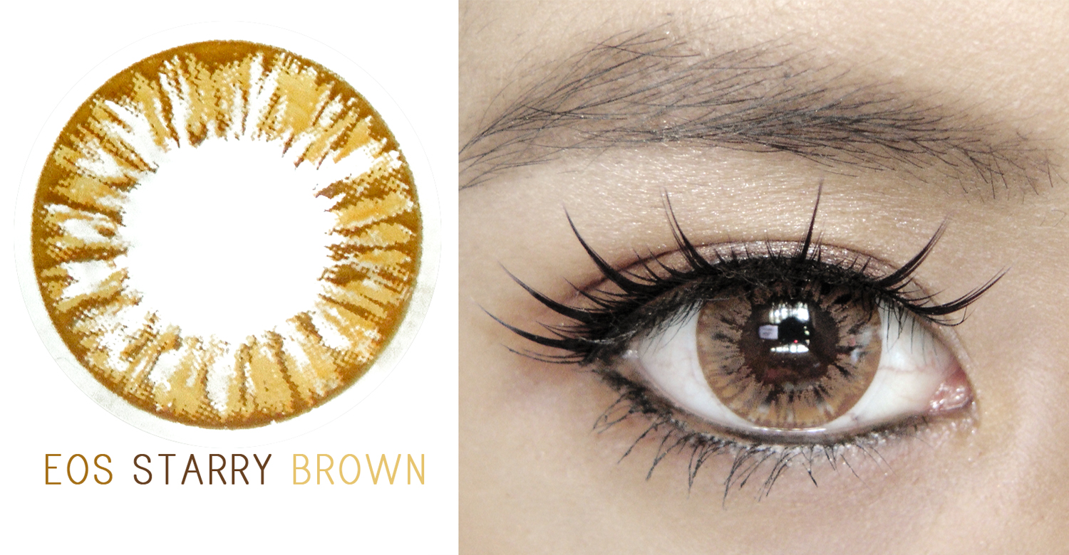 Ada no Nikki: Review: EOS Starry Brown from Iszo Circle Lens