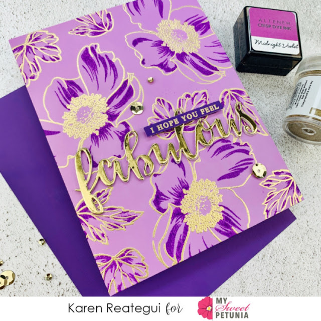 My Sweet Petunia: Fabulous Card with Karen Reategui