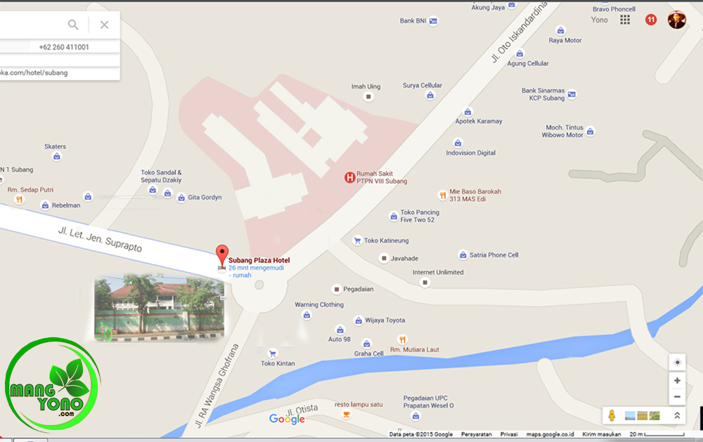 Bangunan Hotel Subang Plaza peninggalan Belanda