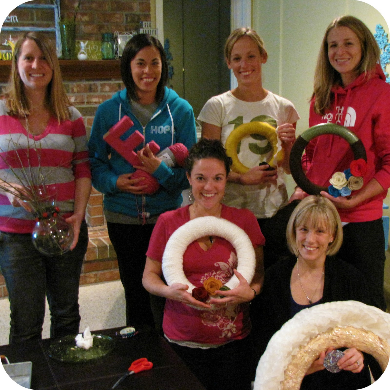 the terpblog: Craft Night {yarn-wrapped letter}