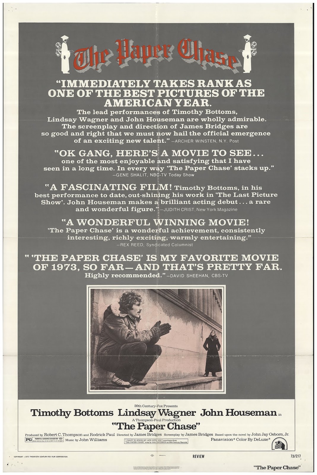 The Paper Chase (1973) | Scorethefilm's Movie Blog