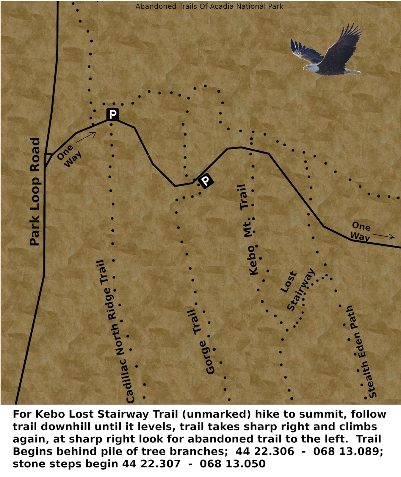 ABANDONED TRAILS OF ACADIA NATIONAL PARK: KEBO MOUNTAIN'S LOST STAIRWAY ...