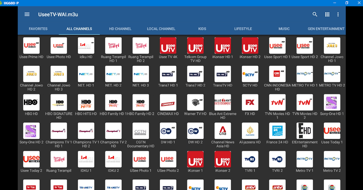 UseeTV Playlist Unlocked 2022