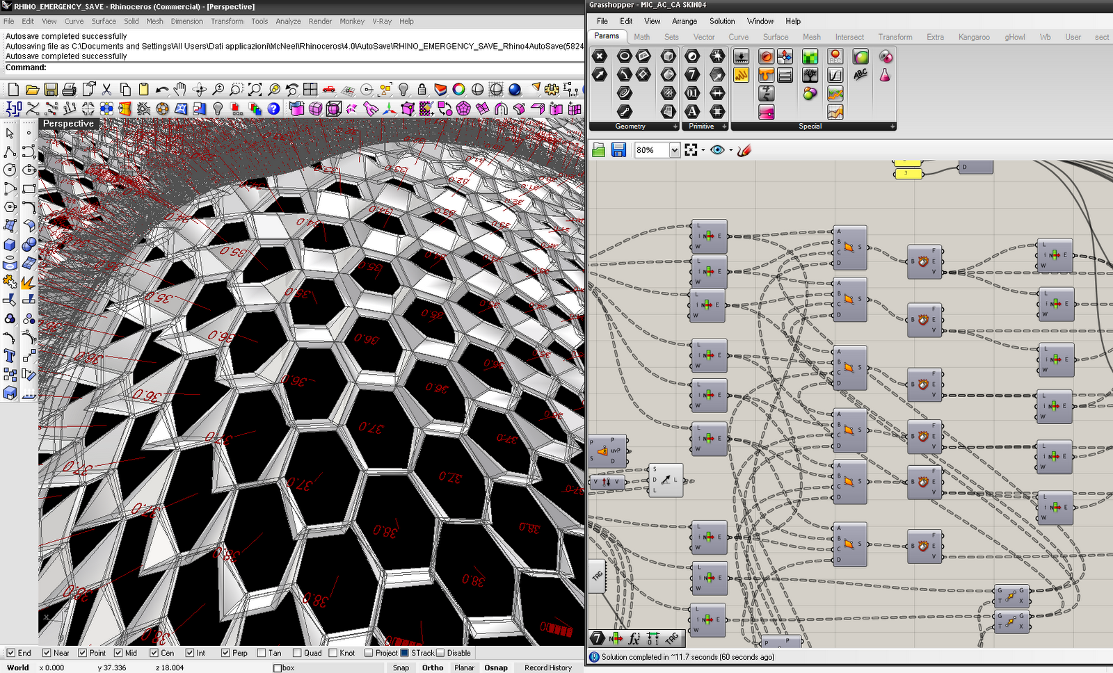 MADEinCALIFORNIA ///Co.De.: GH hexagonal mesh 01