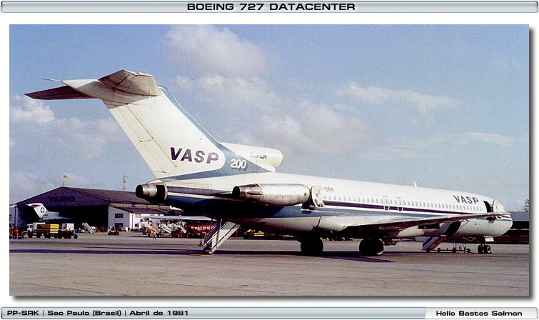 Cultura Aeronáutica: Os Boeing 727 da VASP