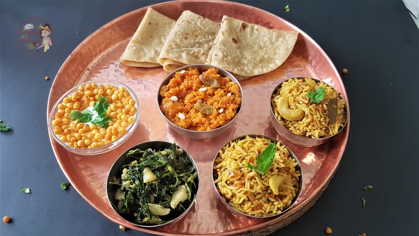 Easy and Simple Veg.Thali Ready in 30 Minutes - Aaichi Savali