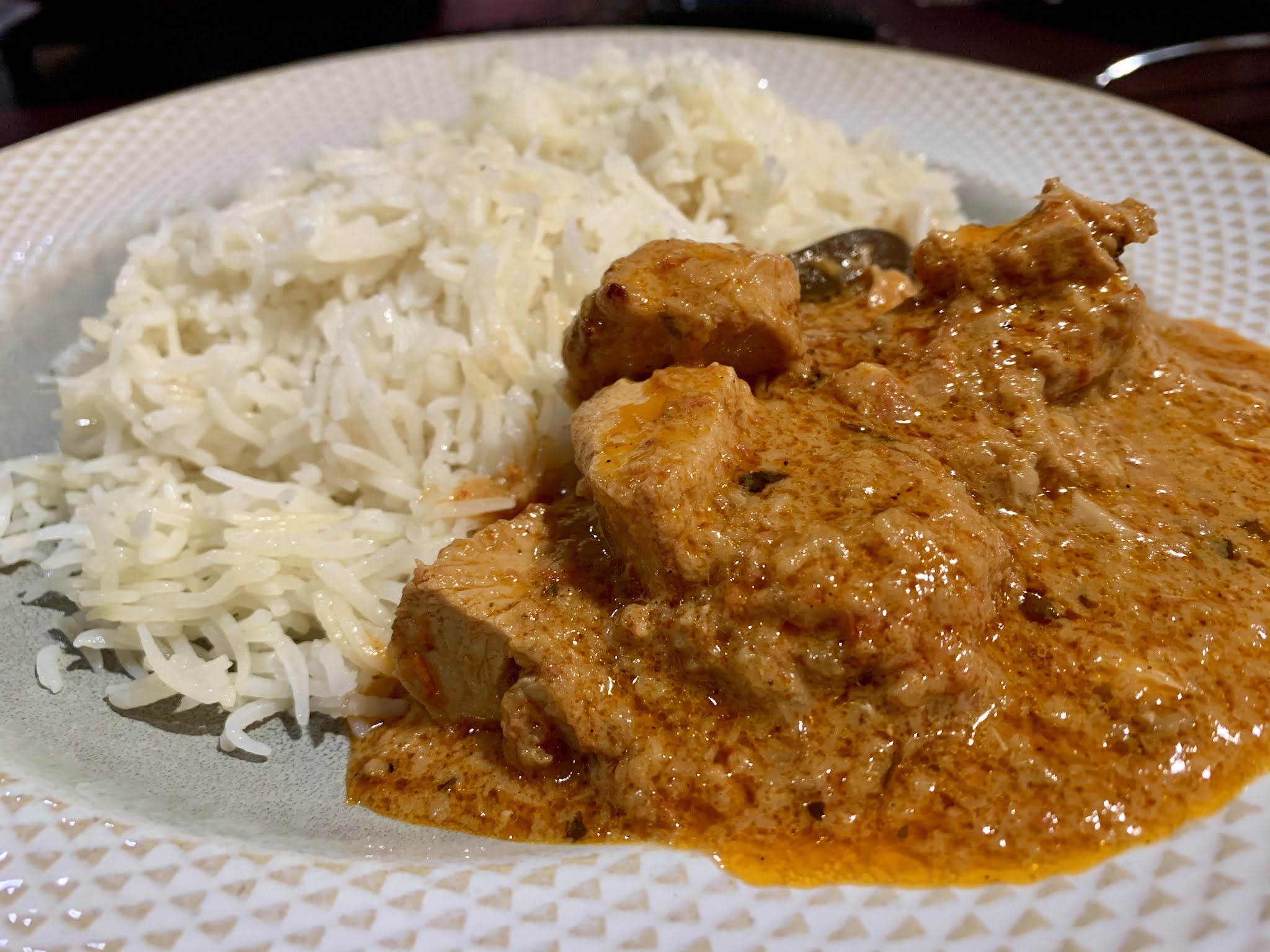 Life Without Alu?: Butter Chicken (Indian Recipe: Chicken pieces in a ...