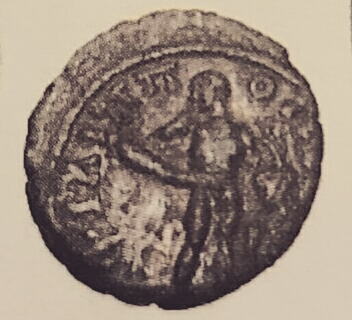 Уникална дребна бронзова провинциална монета на Филипопол от времето на ...