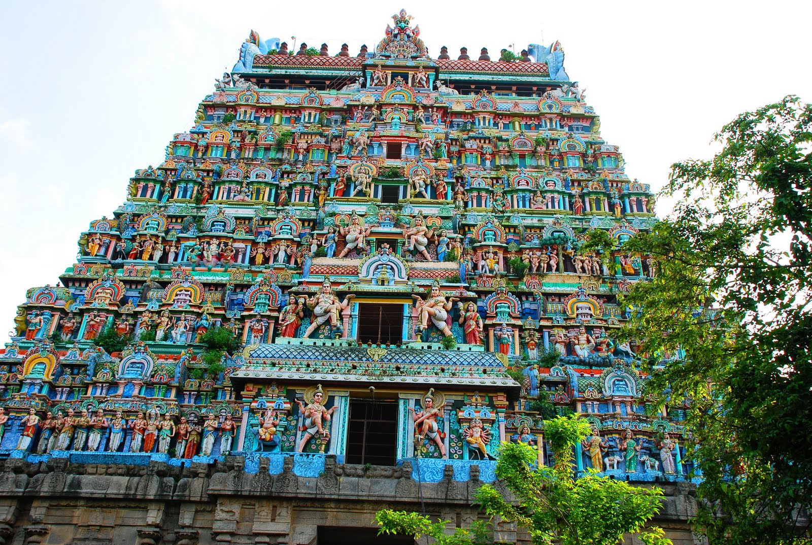 india masala: Gopuram, Kumabakonam, Tamilnadu