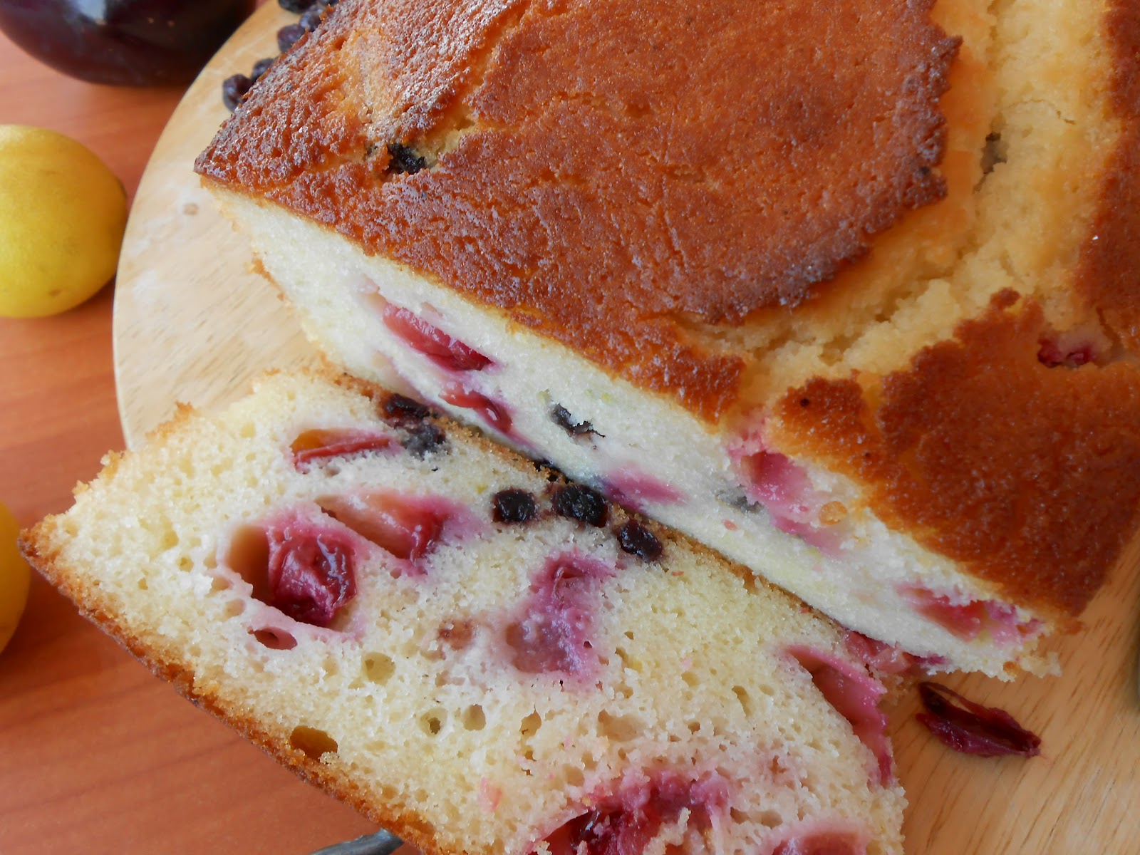Plum and blueberry yoghurt cake | Bake Tales