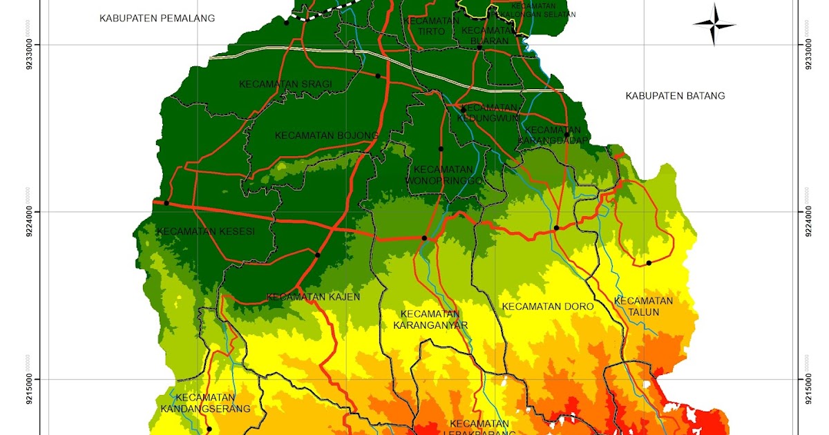 PETA KABUPATEN & KOTA PEKALONGAN