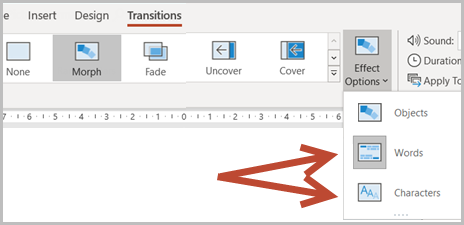 Luc's PowerPoint blog: Morphing with text - PPT 2019