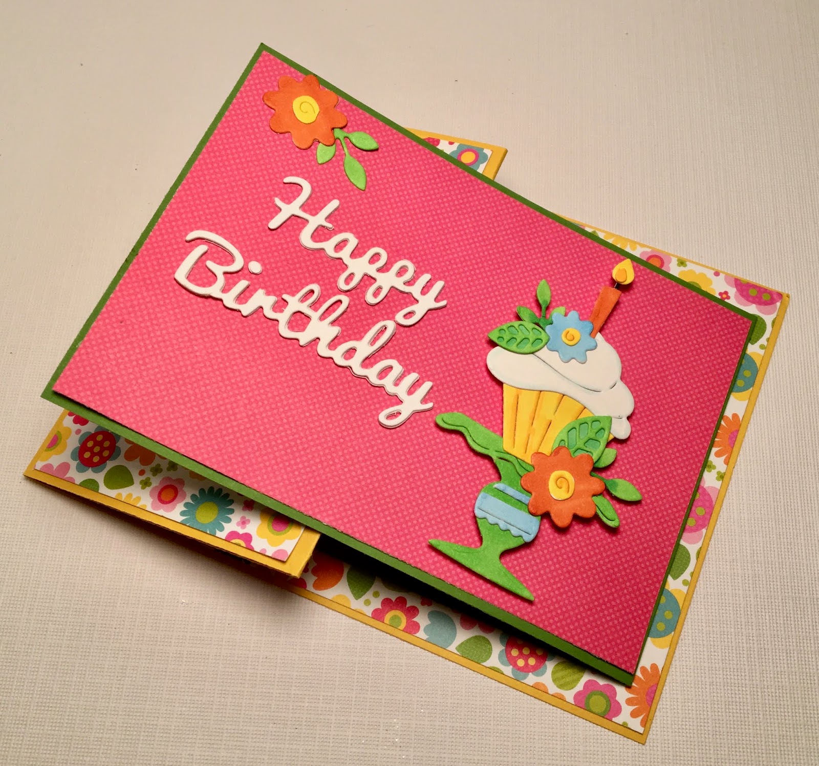 CottageBLOG: Fun Flip and Fold Birthday Card!