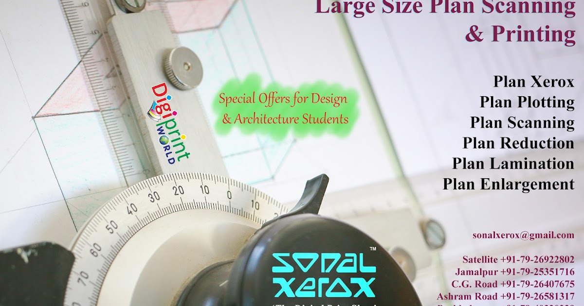 Large Size Plan Scanning and Printing