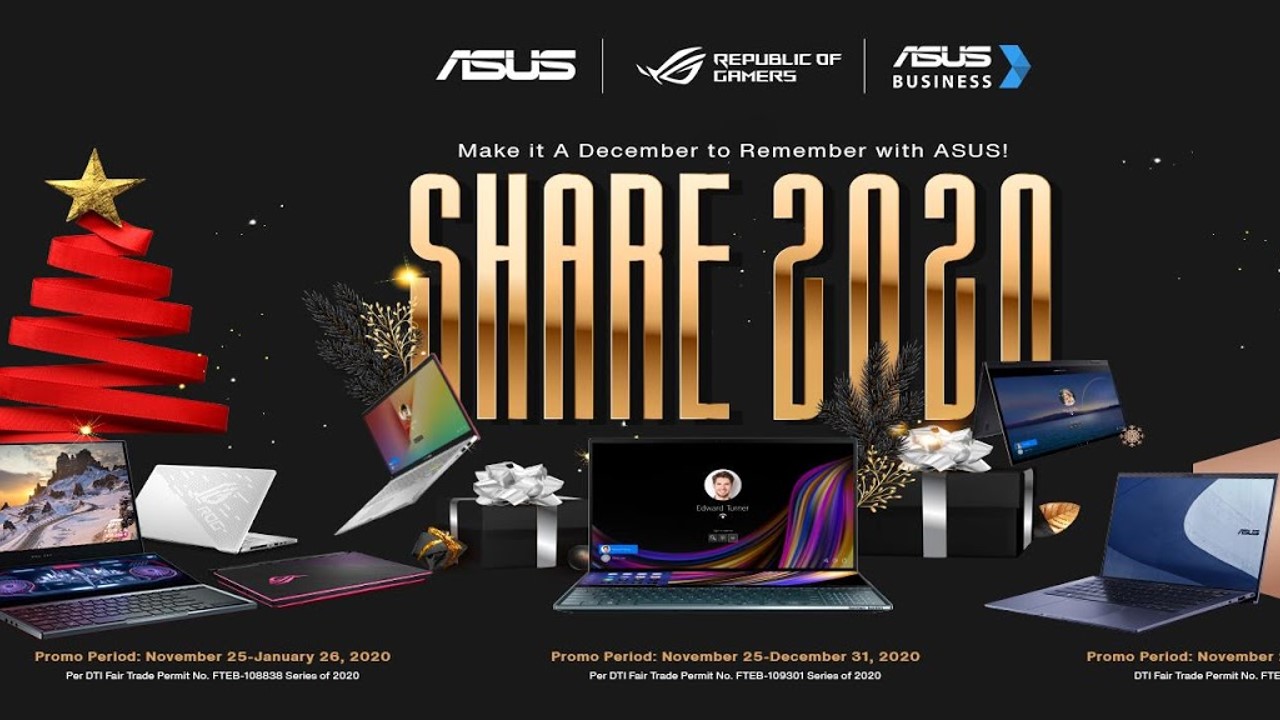 ASUS announces SHARE 2020 promo