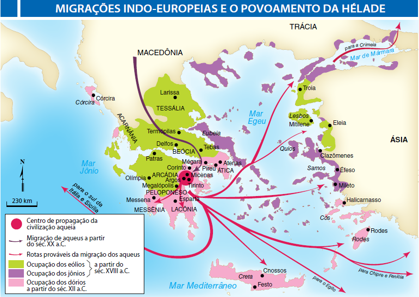 Histo é História: MAPAS HISTÓRICOS - HELADE OU MUNDO GREGO ANTIGO