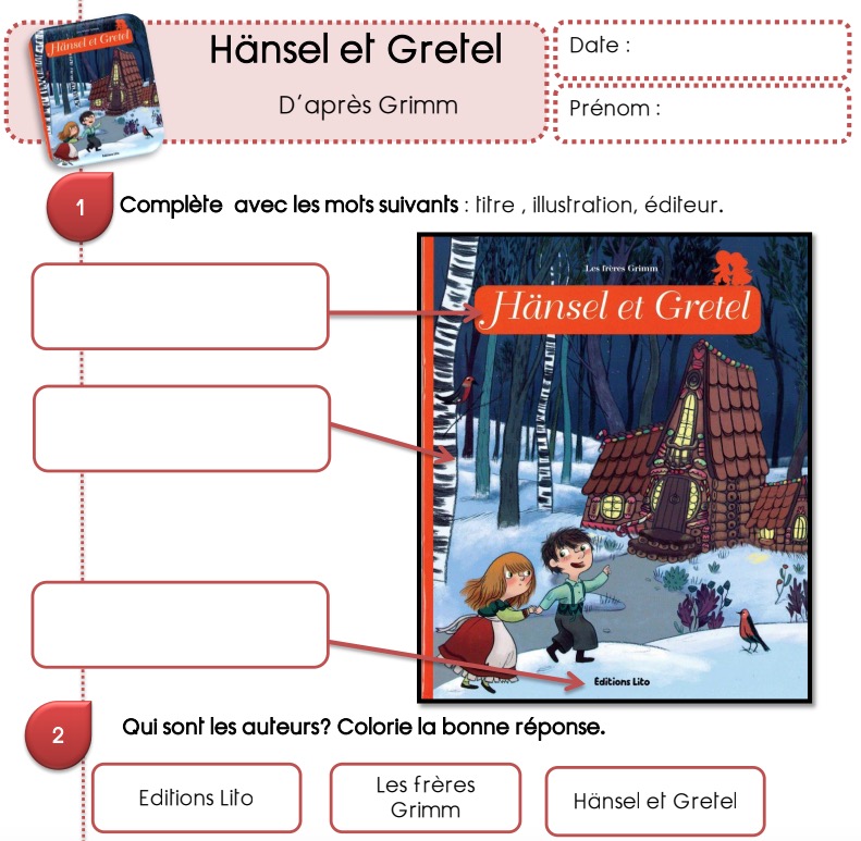La classe de Sanléane: Hansel et Gretel