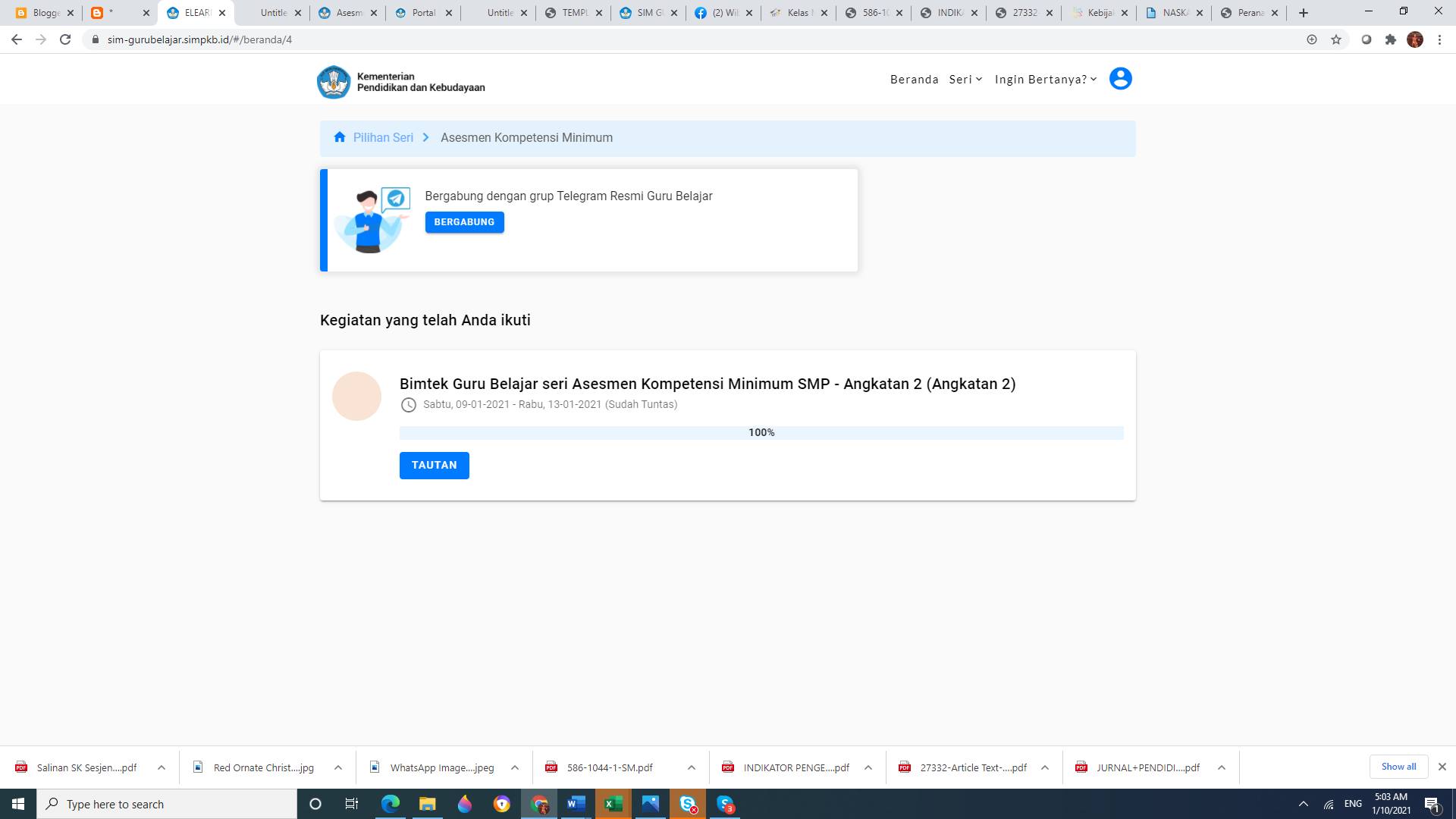 Asesmen Nasional - Raden Roro Martiningsih