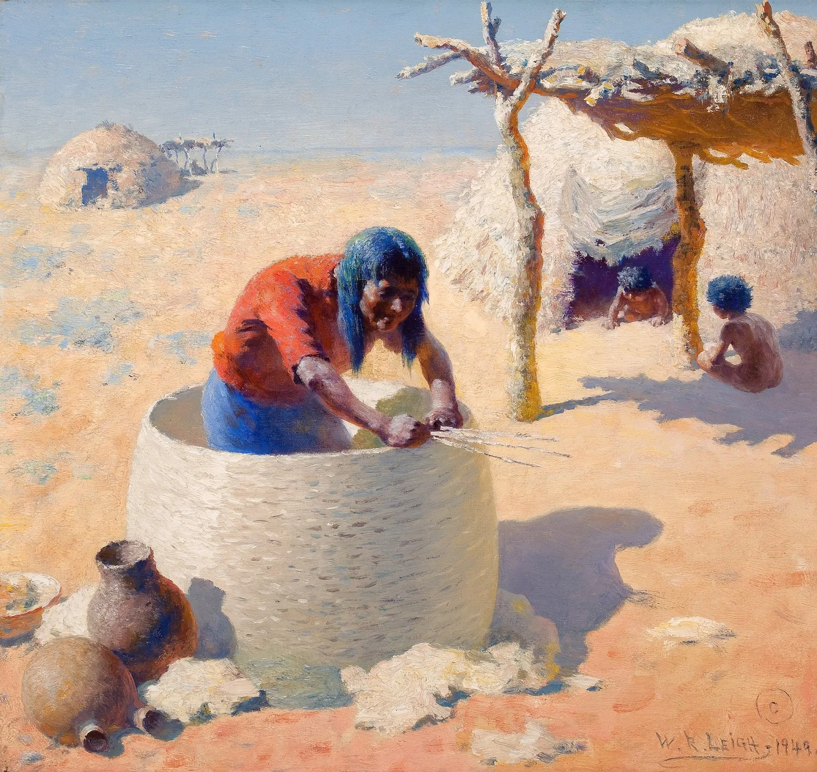 William R. Leigh (1866-1955) | Western scenes painter | Tutt'Art ...