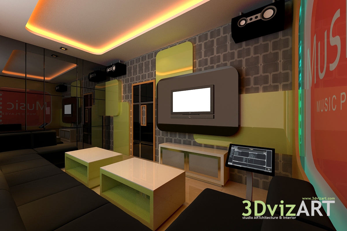 Karaoke Room - Sentul | 3DvizART studio ARTchitecture & interior