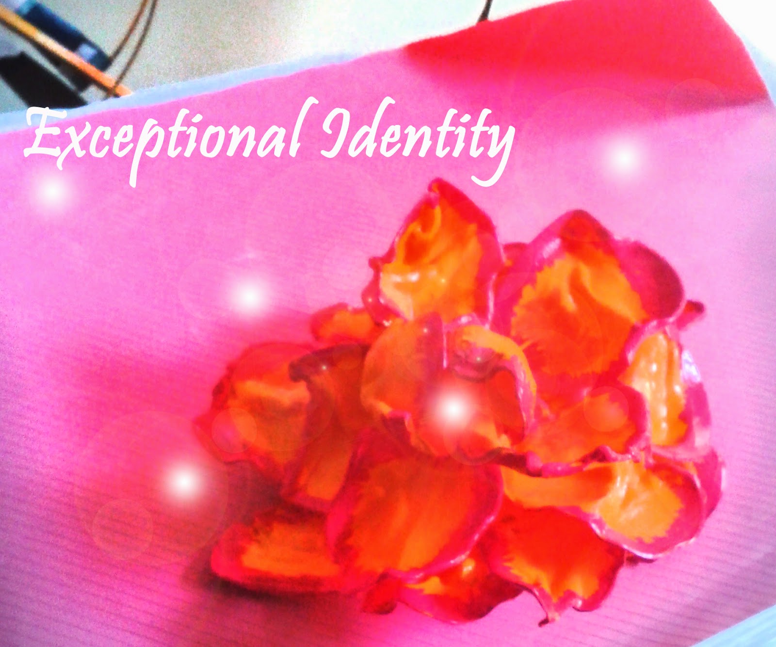 Exceptional Identity: DIY ..Flower Pendant out of disposable plastic spoons