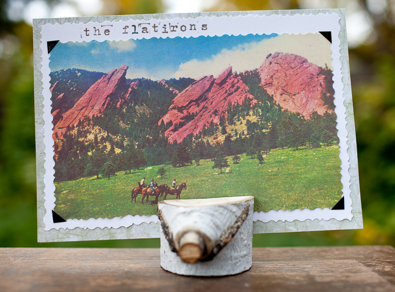 Something Old, Something New: [DIY] - Postcard Table Cards