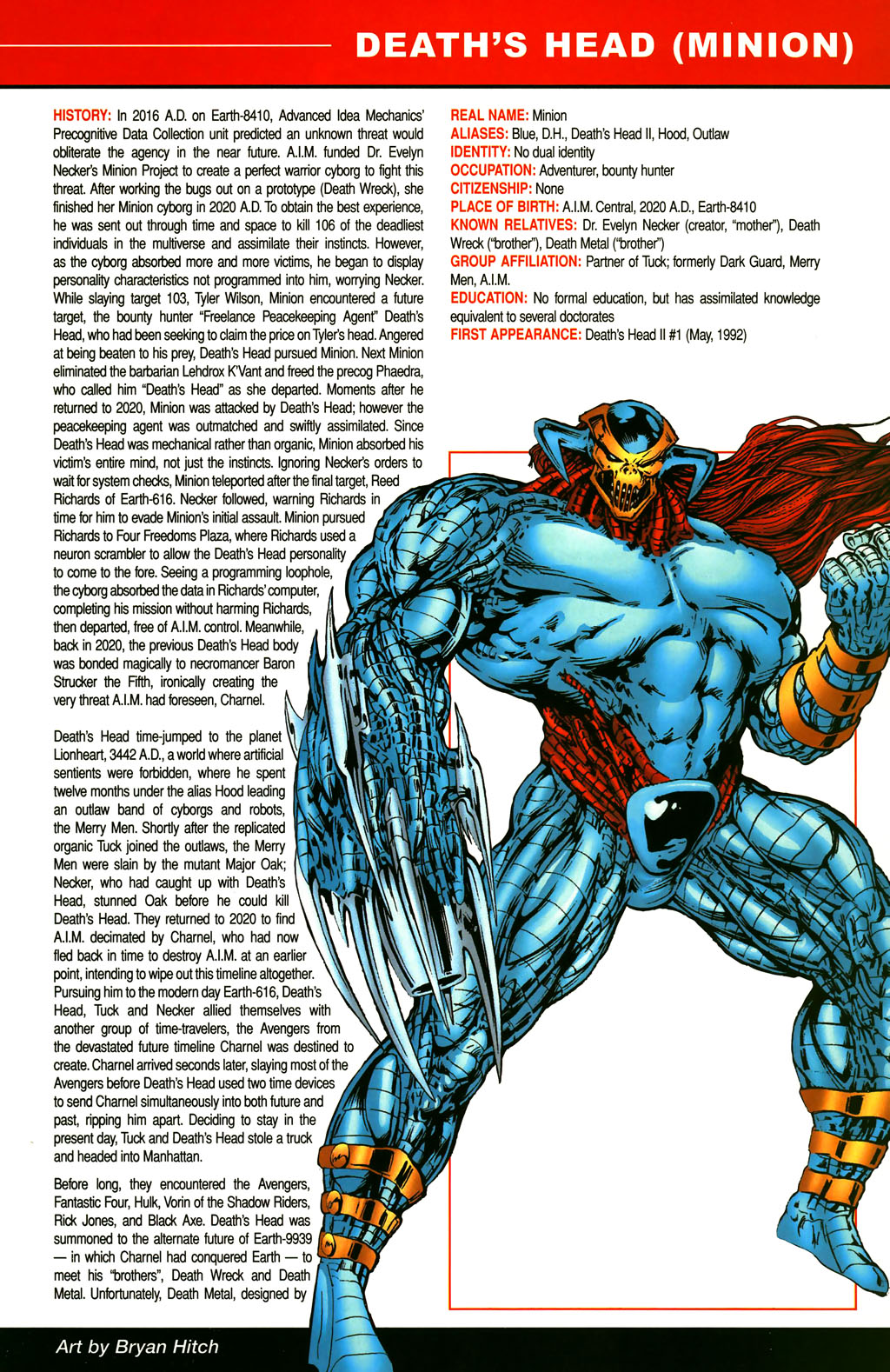 STARLOGGED - GEEK MEDIA AGAIN: MARVEL UK HANDBOOK: DEATH'S HEAD II
