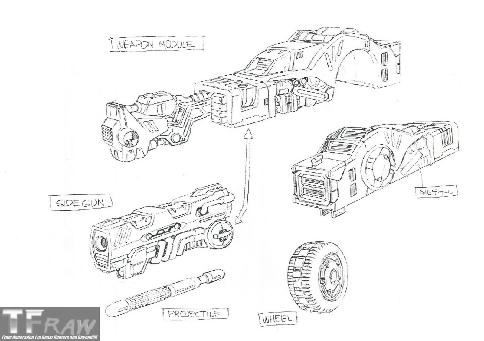 Galaxy Force Design Sheets
