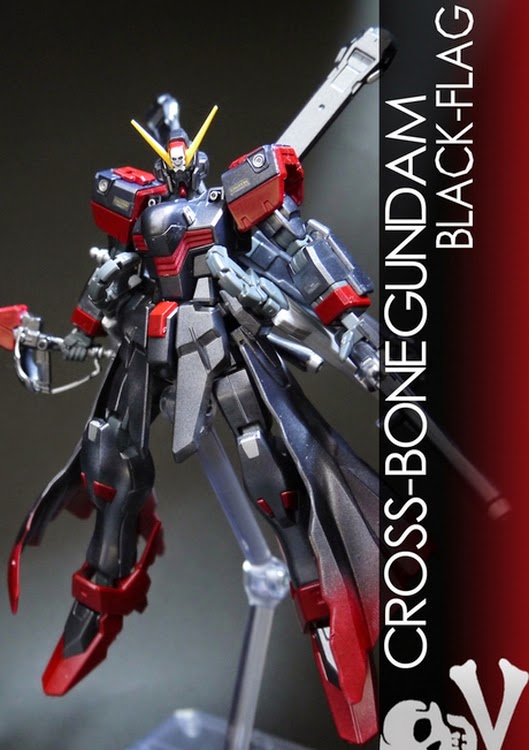 Custom Build: HGUC 1/144 Crossbone Gundam X1 "Black Flag"