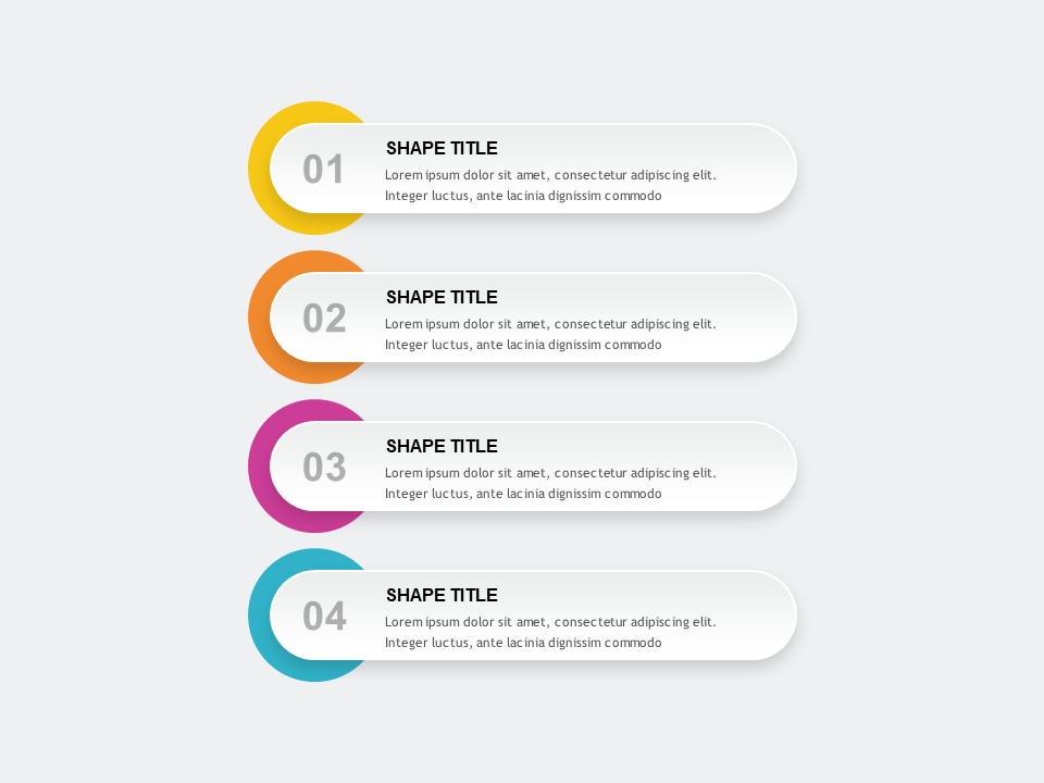 Normal Round Bar List PowerPoint Templates - PowerPoint Free