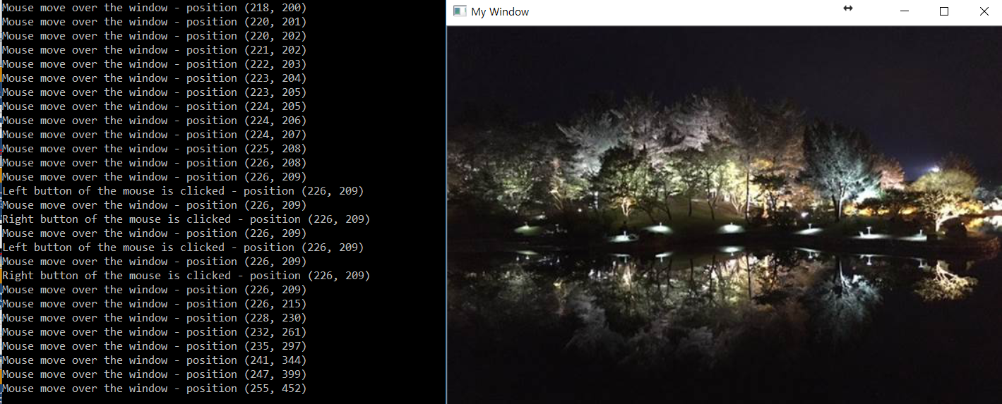 MARE's Computer Vision Study.: OpenCV Mouse event example code